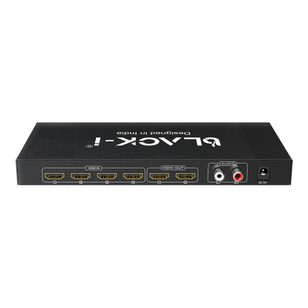 Black-i HDMI 4 in 2 Out Matrix Switcher