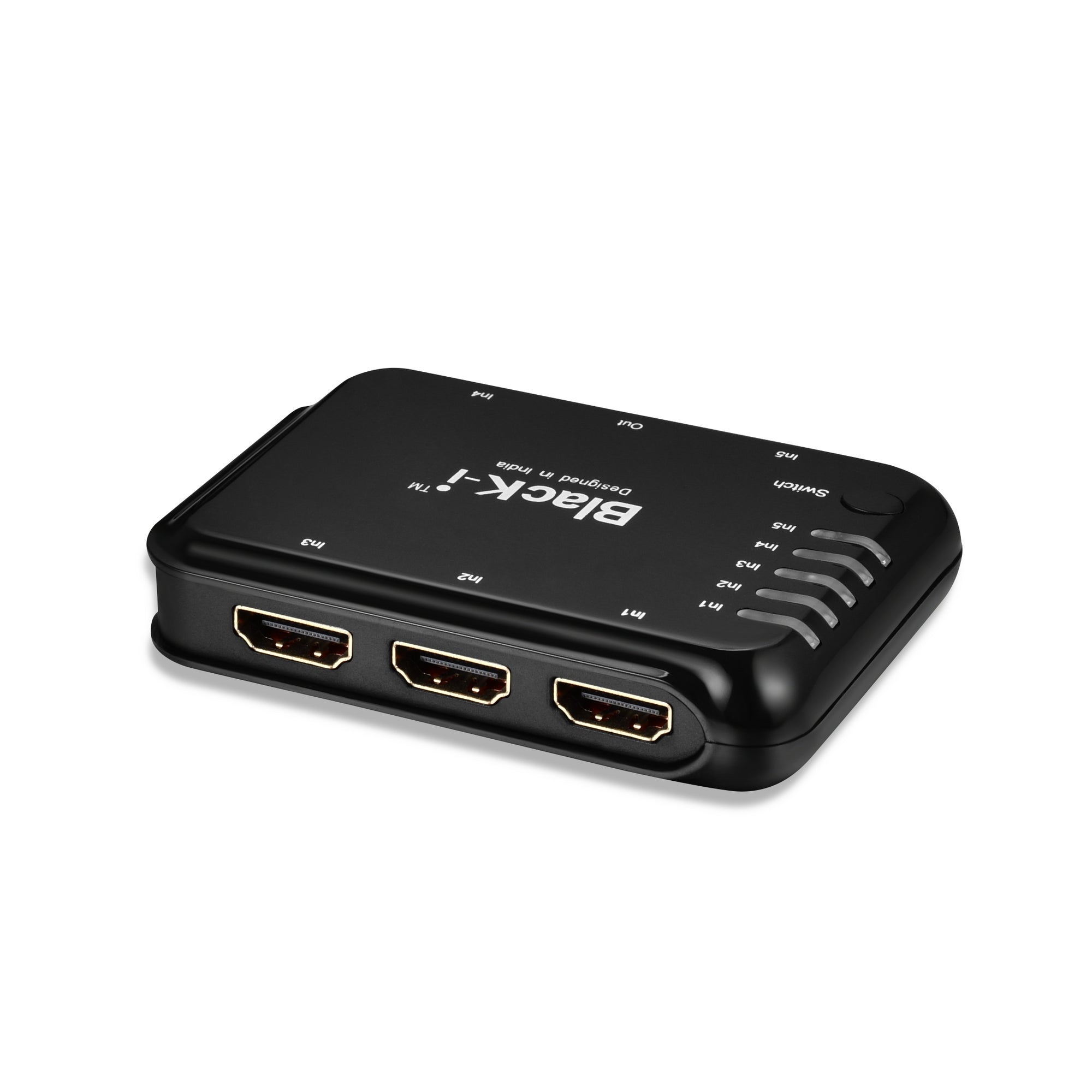 Black-i HDMI 5 Input 1 Output Switcher - Black-i