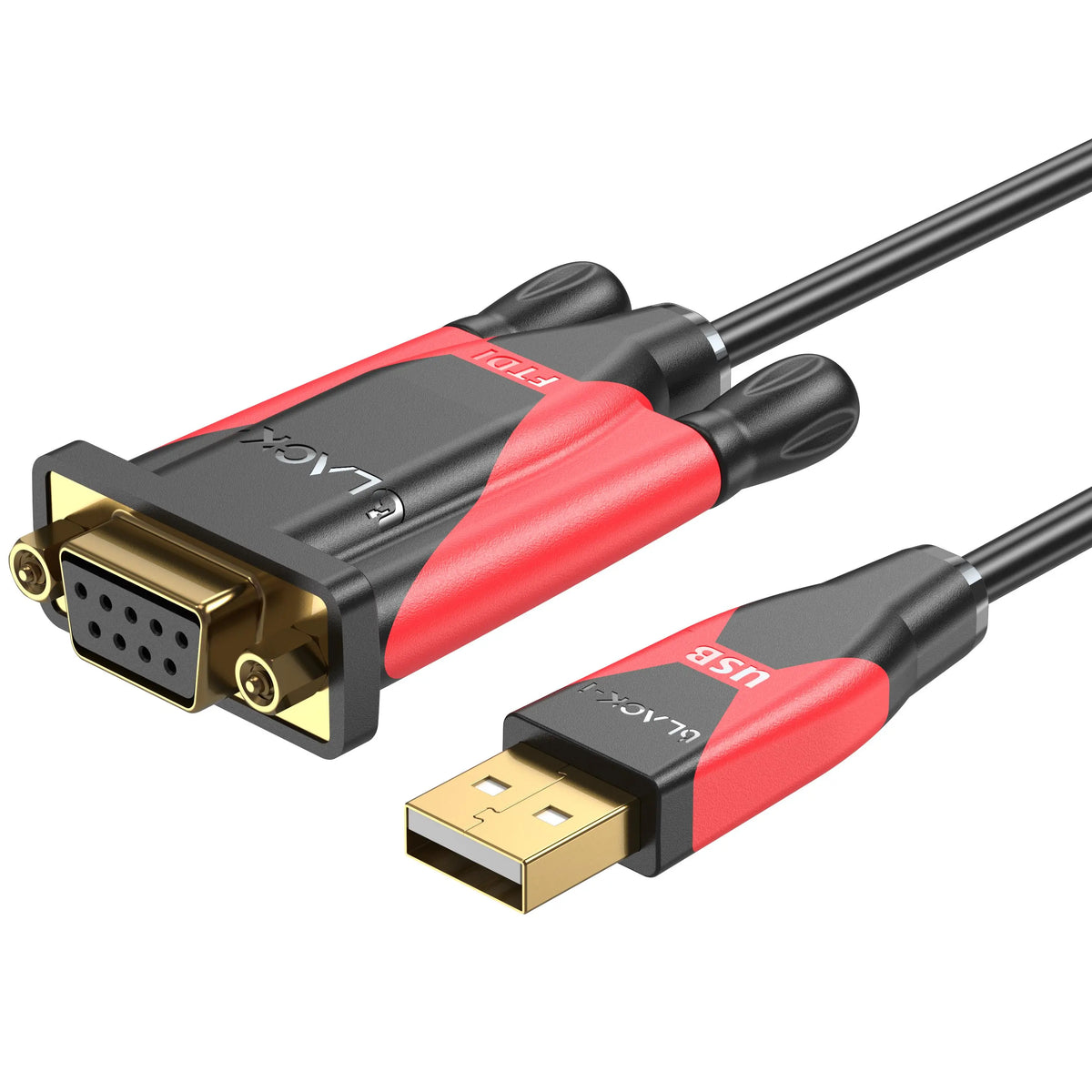 Black-i USB 2.0 to RS232 Female FTDI Cable 1.5 Meter - Black-i